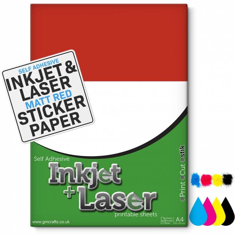Inkjet Printable Vinyl | Labels | Stickers | From GM Crafts