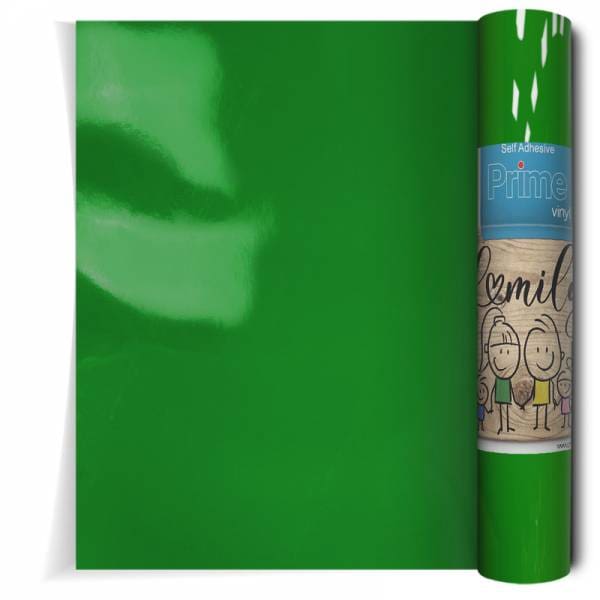 Medium Green Gloss Prime Self Adhesive - GM Crafts