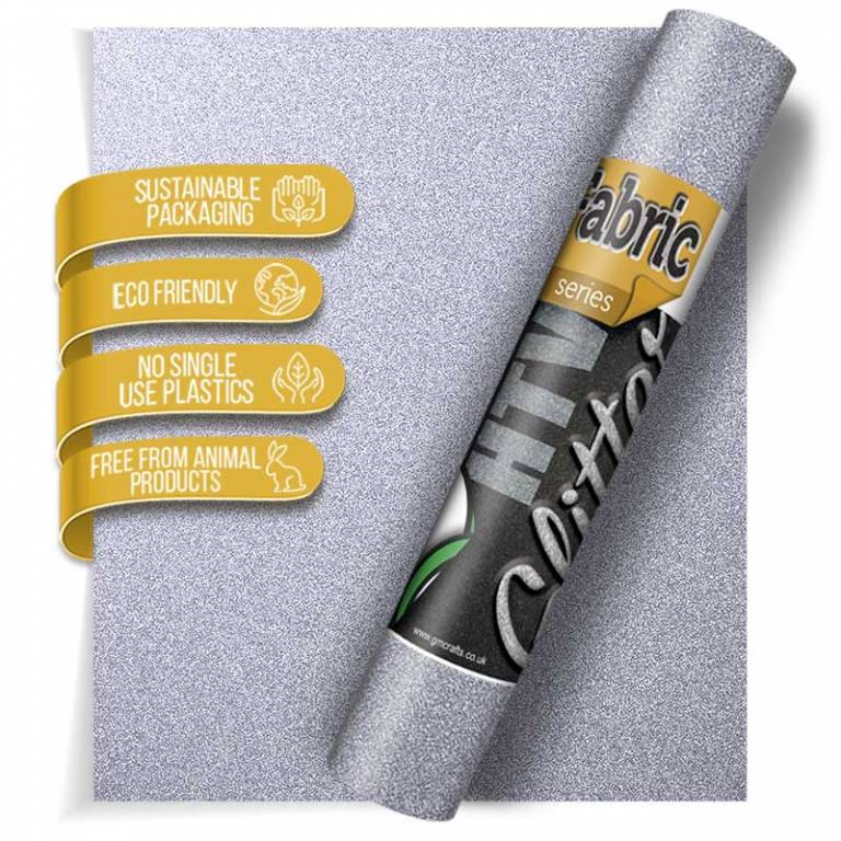 GM Silver Glitter HTV - GM Crafts