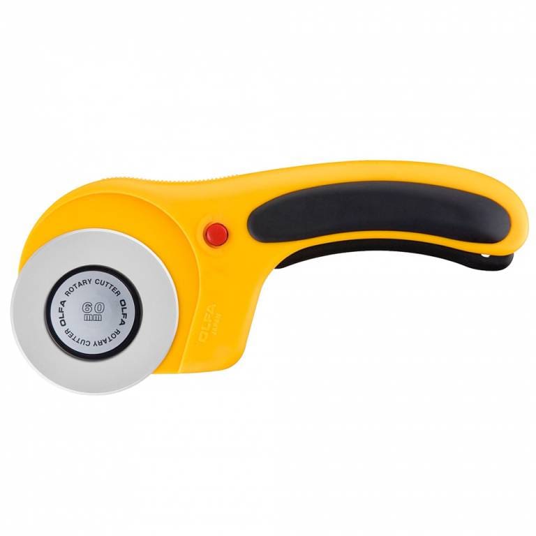 OLFA RTY3DX Deluxe Ergonomic 60mm Rotary Cutter - GM Crafts