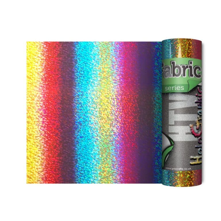 Rainbow Holographic HTV 140mm x 500mm - GM Crafts