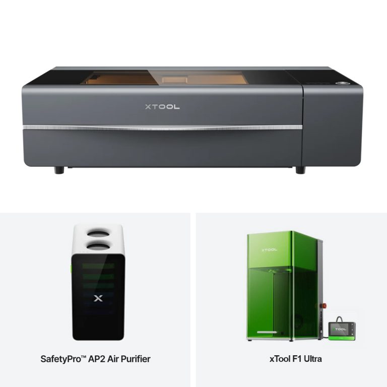 xTool P2s and F1 Ultra with SafetyPro Air Purifier Bundle