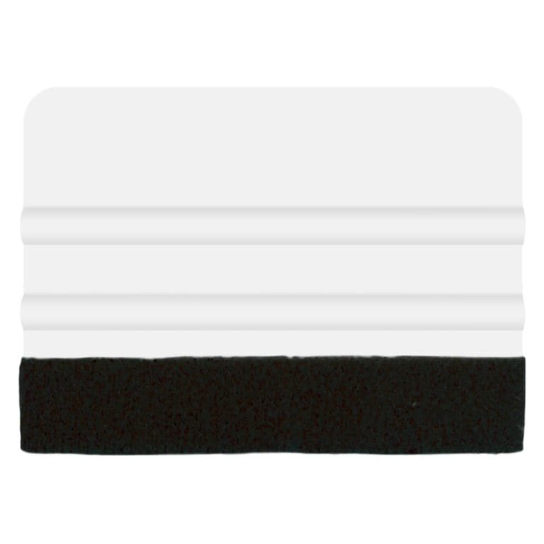 4" Felt Edged White Squeegee - GM Crafts