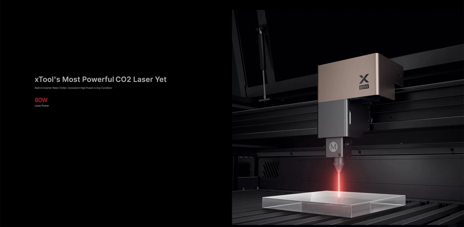 xTool P3 80W CO2 Laser Cutter & Engraver - Large Work Area, High Speed