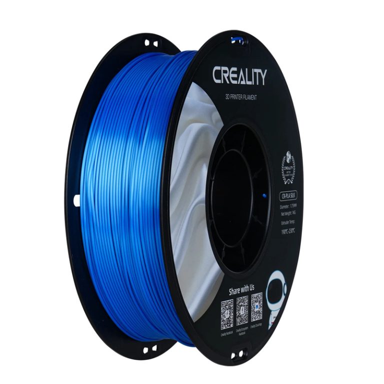Creality Blue CR-Silk PLA Filament – 1kg Silk PLA 3D Filament