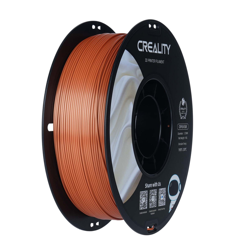 Creality CR-Silk PLA Filament 1kg – Red-Copper Glossy Silk PLA