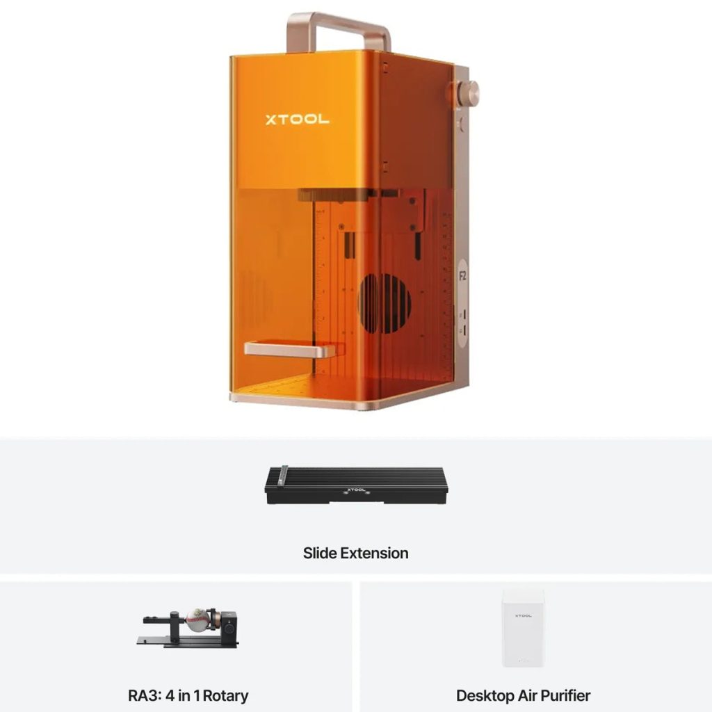 xTool F2 Deluxe Bundle – Complete Portable Dual Laser Engraver