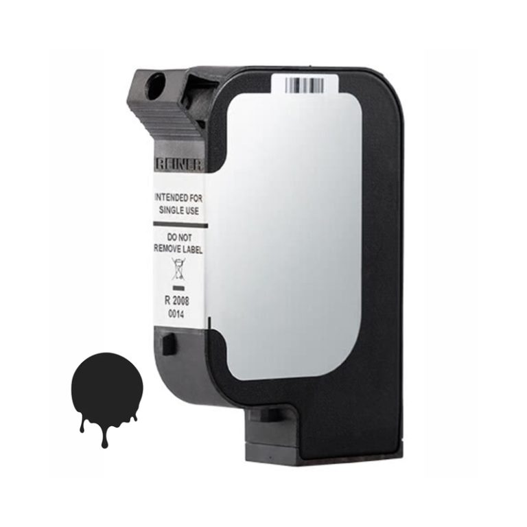 Reiner P5-S3 Ink Cartridge – Std Black Ink for Porous Surfaces
